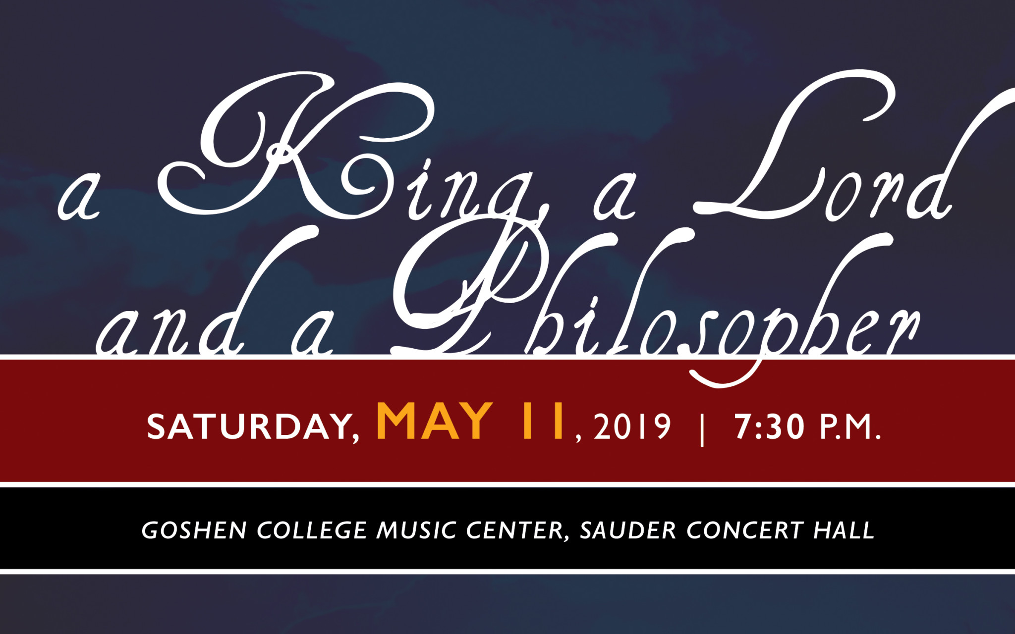 A King, a Lord, and a Philosopher | Maple City Community Orchestra